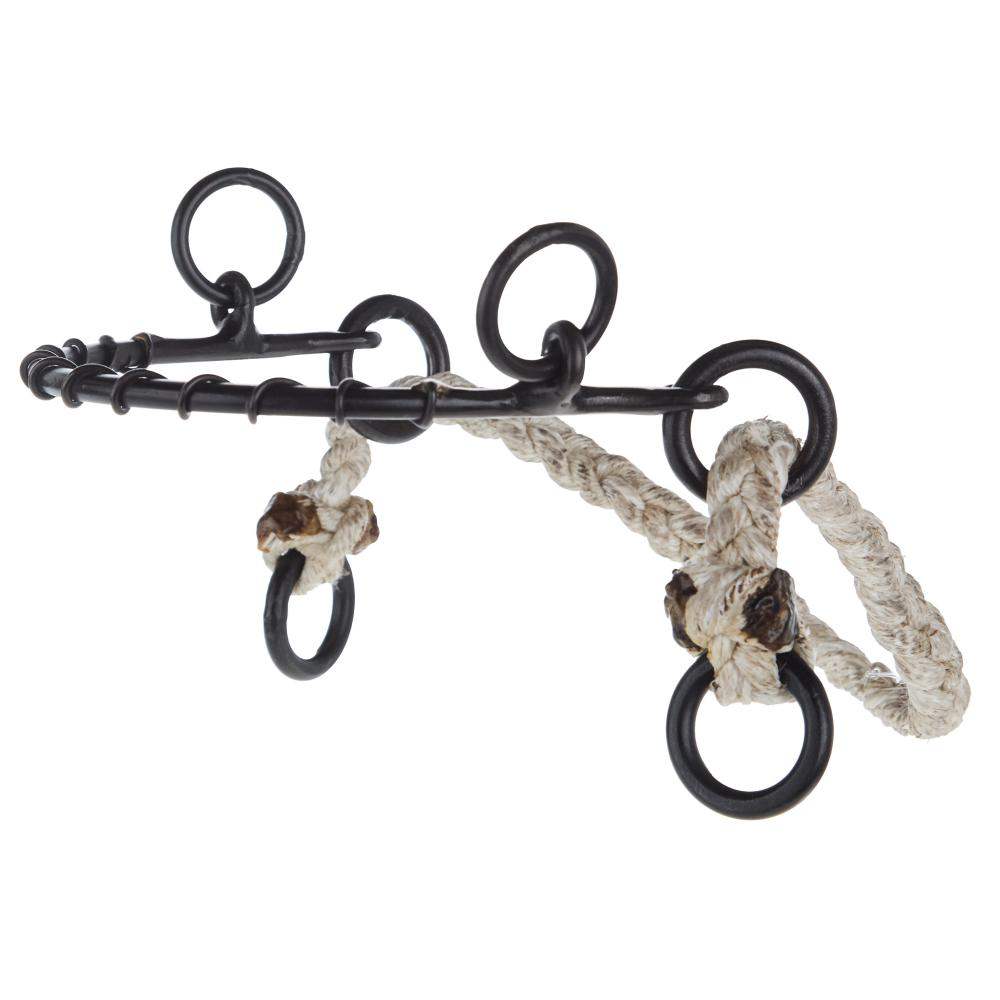 Dutton Bits Wire Noseband Hackamore with Sliding Curb Strap