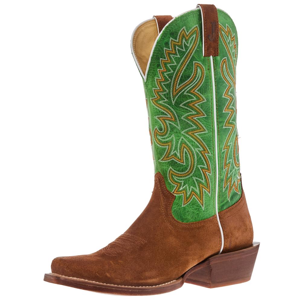 Justin Boot Company Men`s Frontier Jimmy Sedona Tan Alfalfa Top