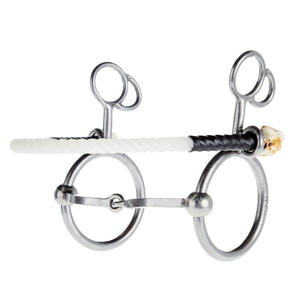 Flaharty Bits & Spurs Hallie Combo Square O Ring Gag Bit