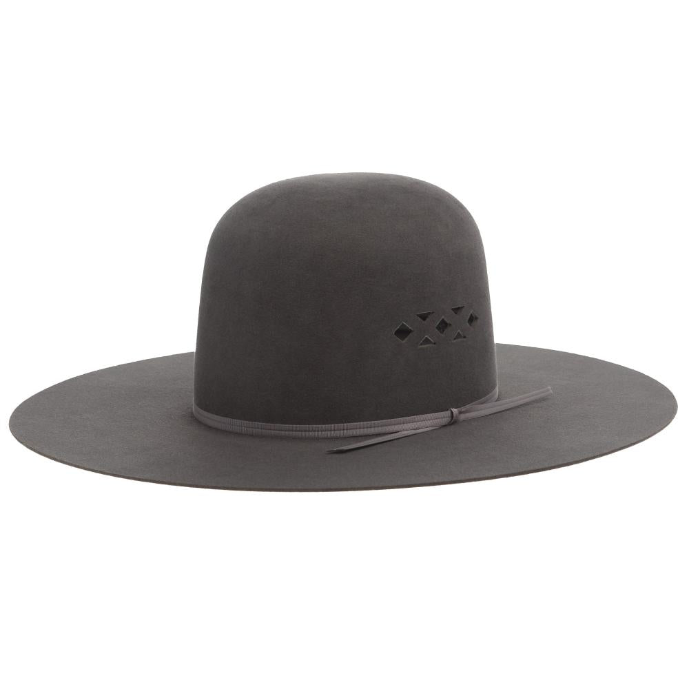 Jw Brooks Custom Hats 6.5oz Summer Felt Dove Grey 4 1/2in Brim Cowboy