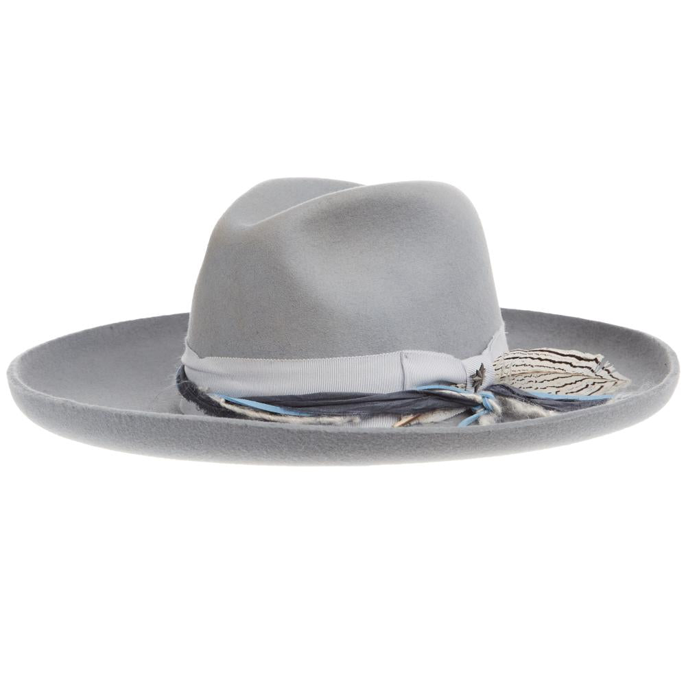 Stetson Hats Light Grey Oceanus 4in Brim Fashion Hat