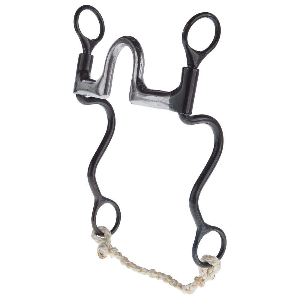 Dutton Bits 2 Piece Twisted Wire Snaffle Long Calvary Shank