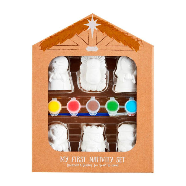 Mud Pie Paint Nativity Set