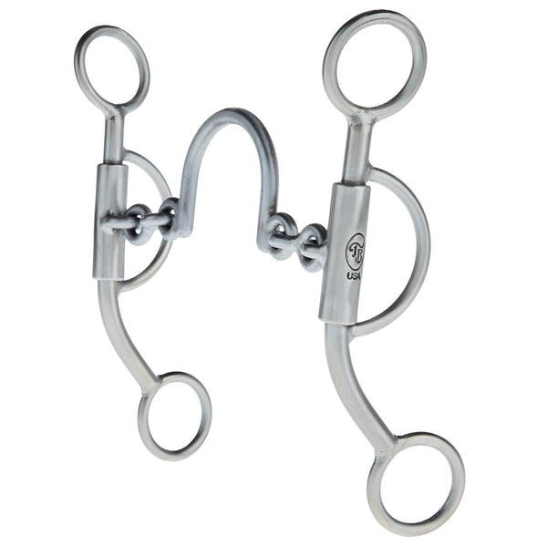 Tom Balding Bits Baseline Ported Chain Short Shank Bit