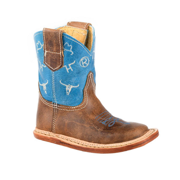Roper Footwear Infant Brands with Blue Shaft Boot