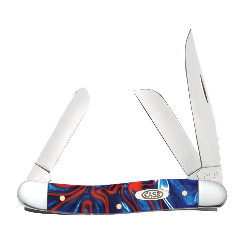 Case Patriotic Kirinite - Smooth Medium Stockman (10318 SS)