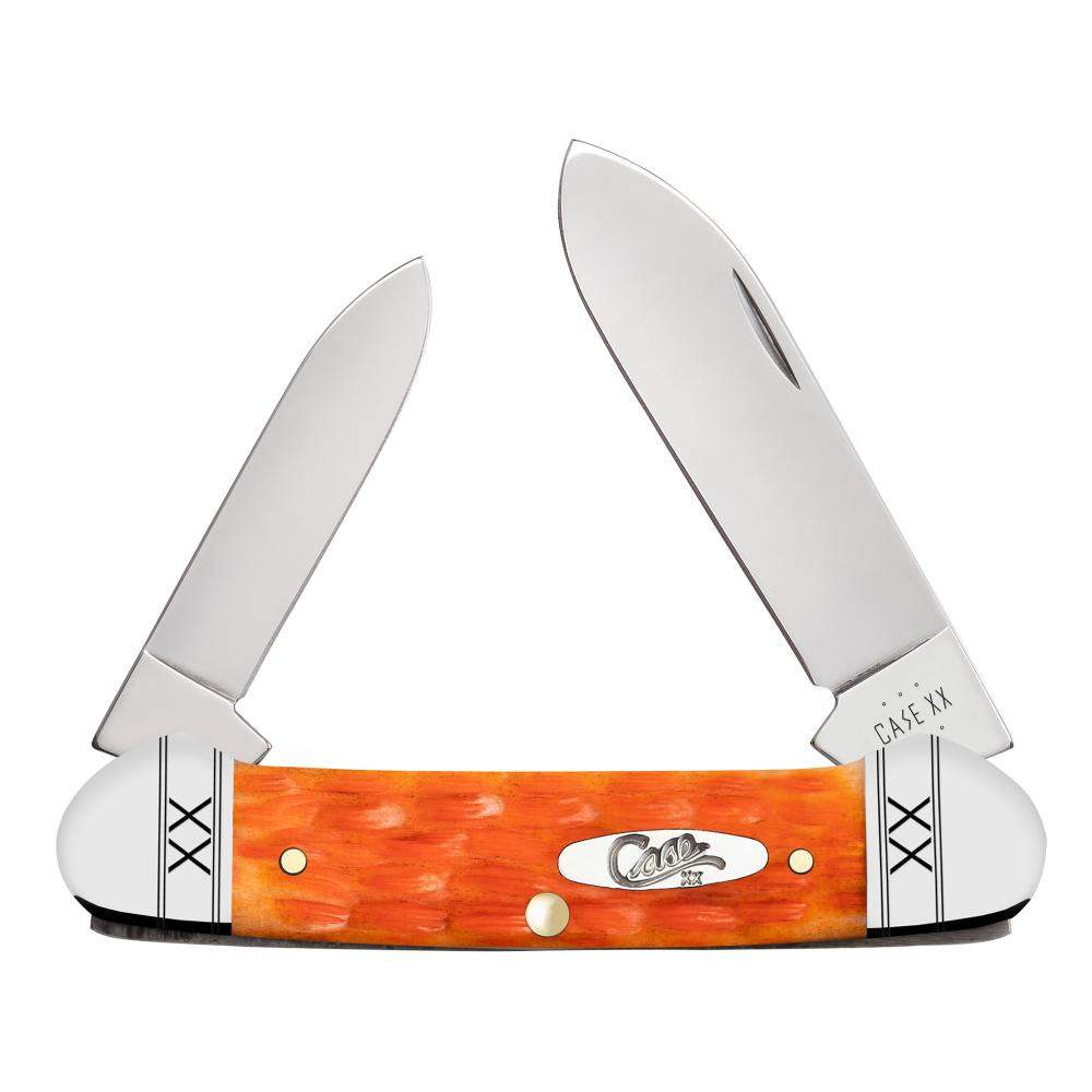 Case Cayenne Bone Crandall Jig Canoe (62131 SS) Embellished Bolsters