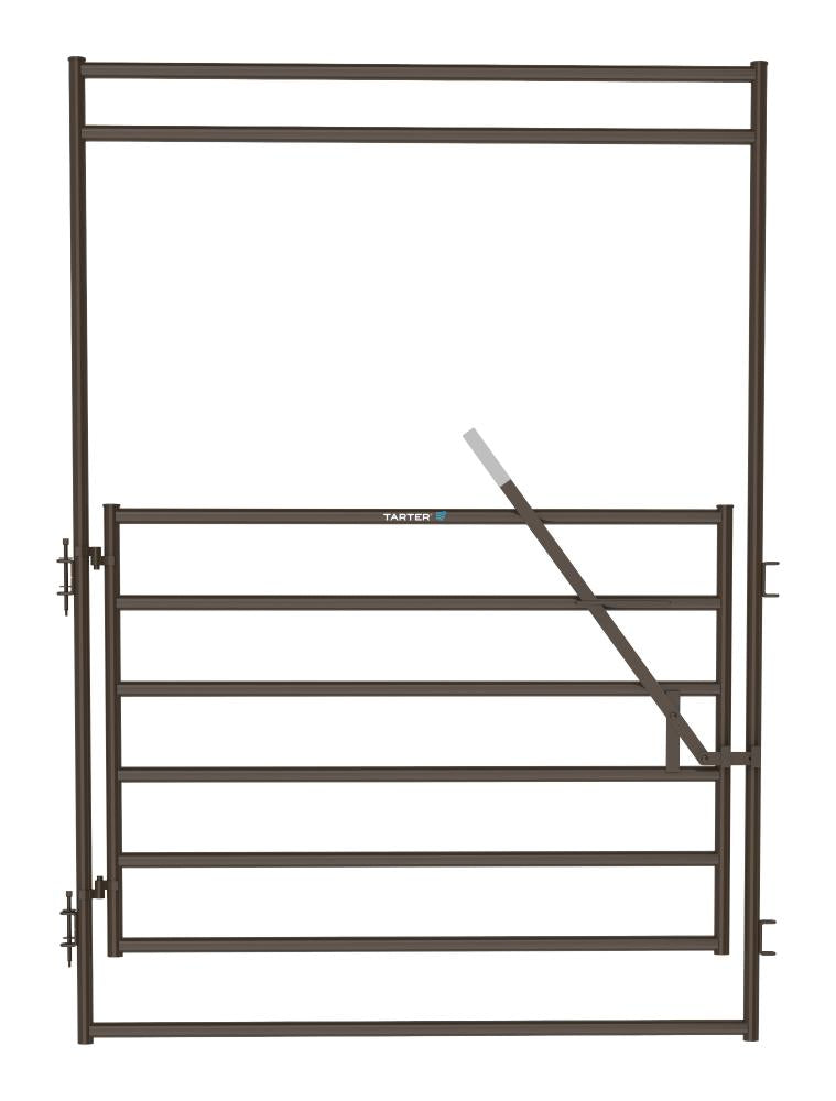 Tarter Equimax Ride-Thru 6ft x 9ft Bowgate with 5ft Stall Gate