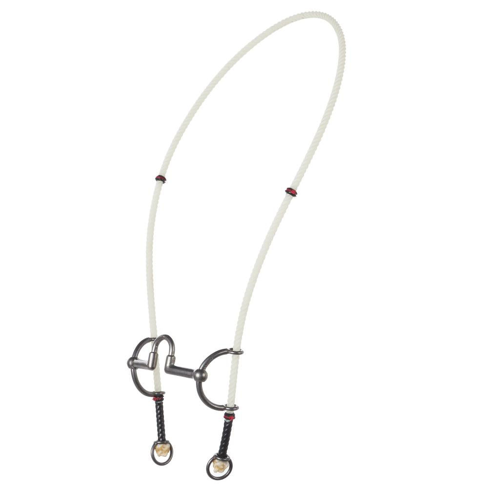 Flaharty Bits & Spurs Correction Port Rope Draw Gag Bit Headstall
