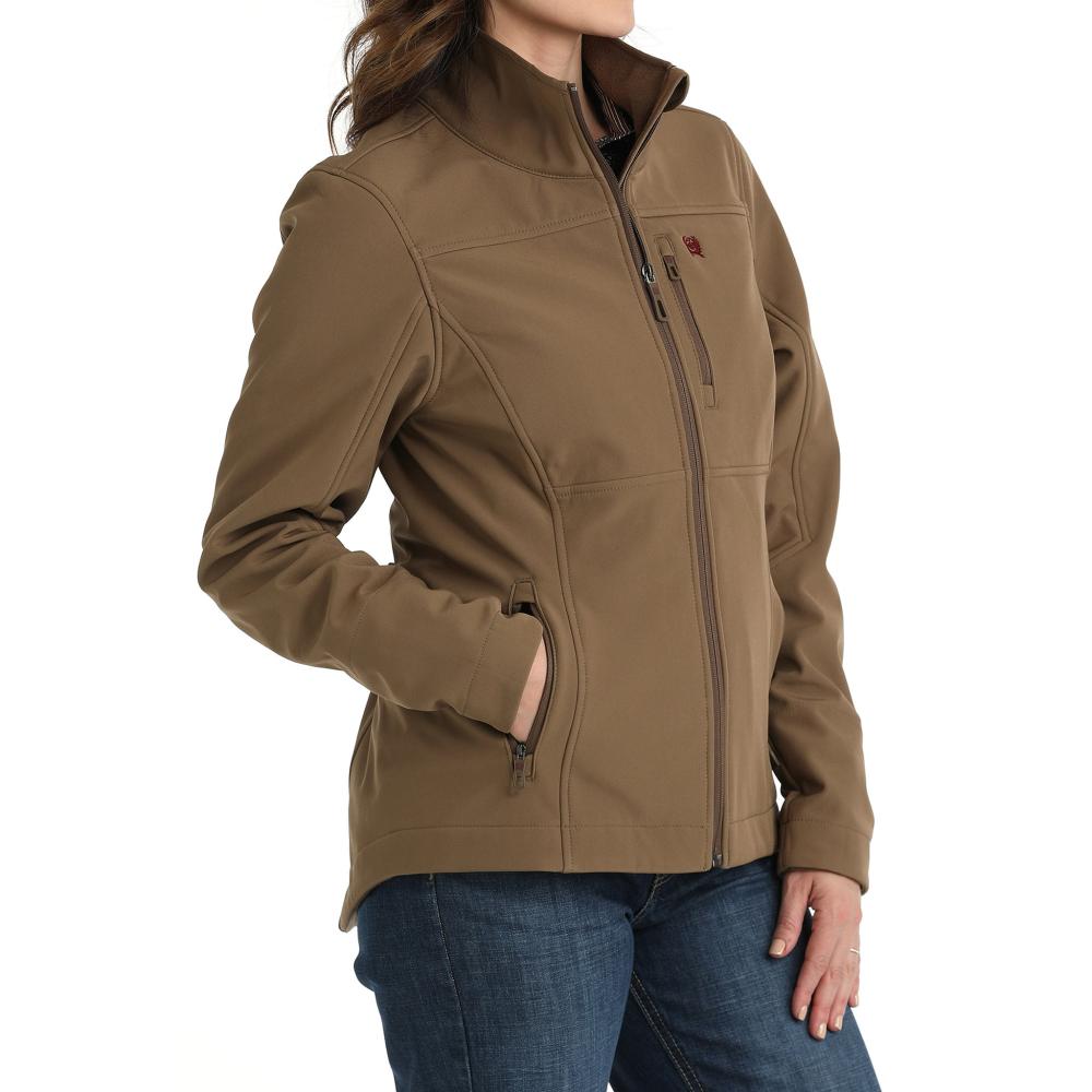 Cinch Women's Conceal Carry Brown Bonded Jacket