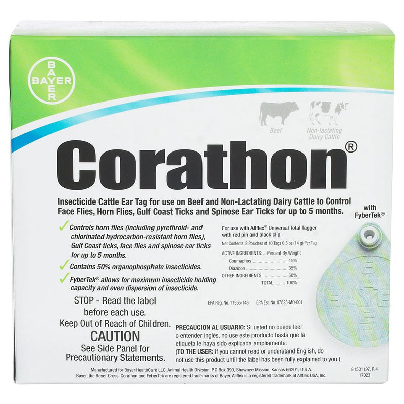 Bayer Corathon Insecticide Cattle Ear Tags