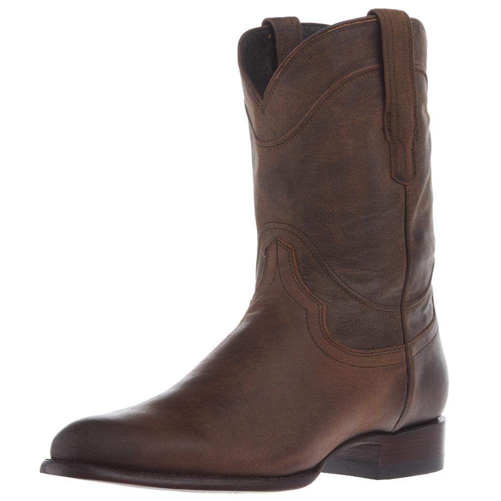 Tecovas Men`s Earl Café Goat Vamp 10In Goat Café Top Boot