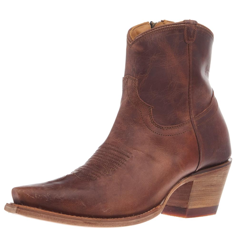 Tecovas Women`s Daisy Scotch Goat Vamp 6In Scotch Goat Top Boot