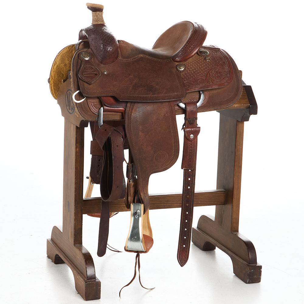 Nrs Competitor Series Used 13.5in Youth Calf Roping Saddle