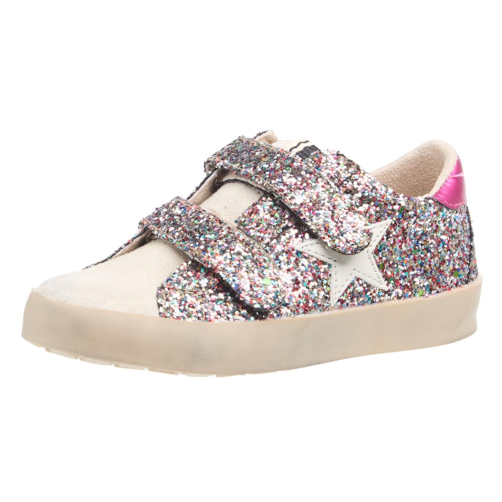 Shu Shop Toddlers Sunny Multi Sparkle Velcro Sneaker