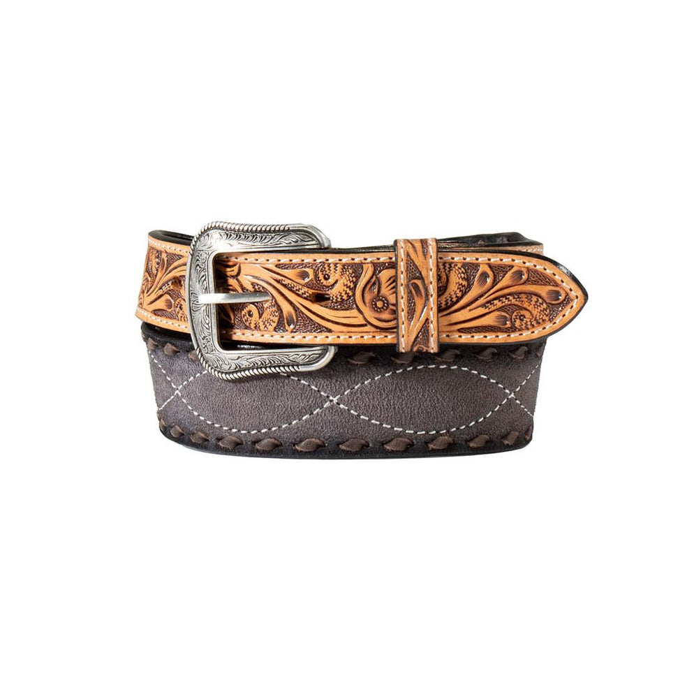 Mens Chocolate Roughout Belt