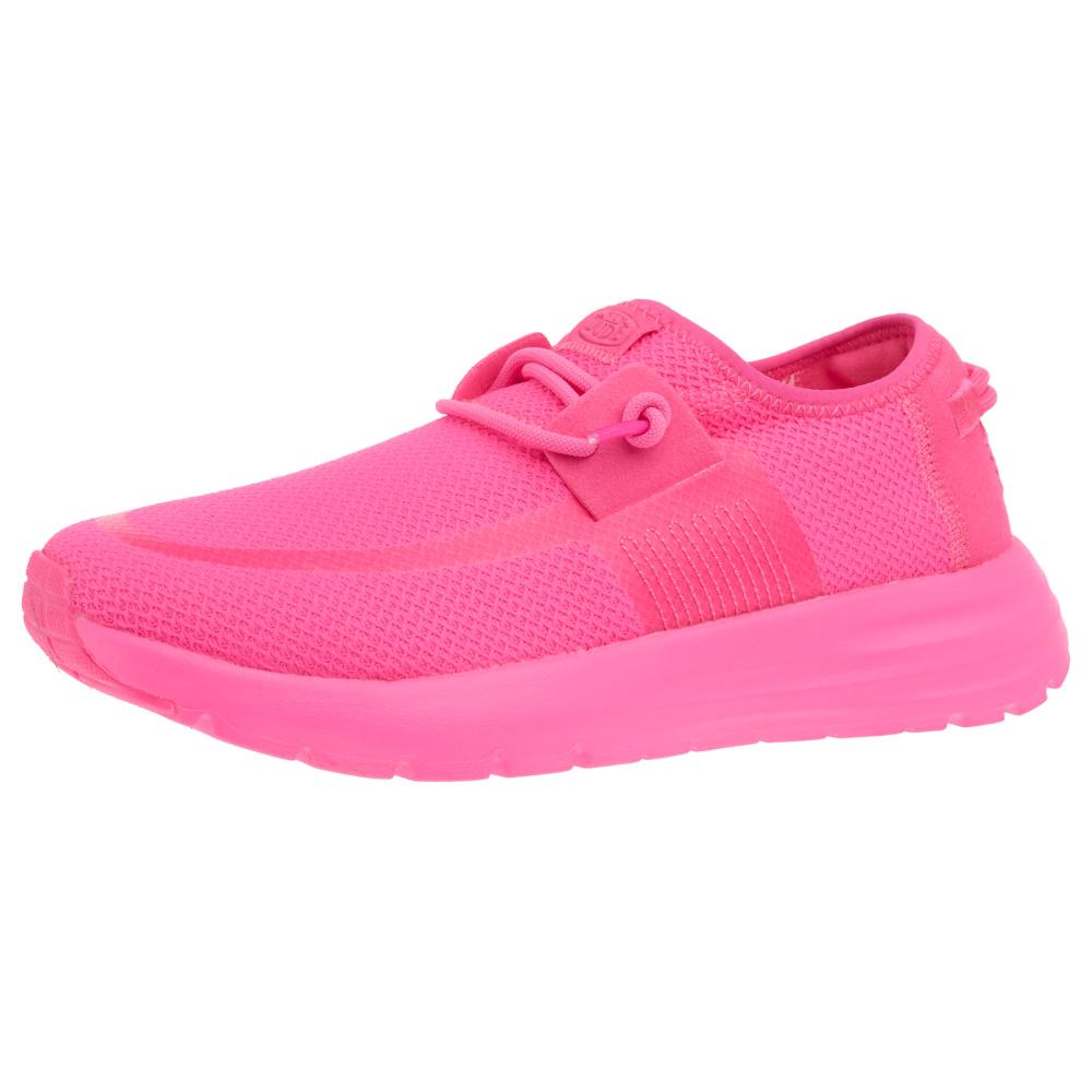 Hey Dude Women`s Electric Pink Sirocco Casual Shoe