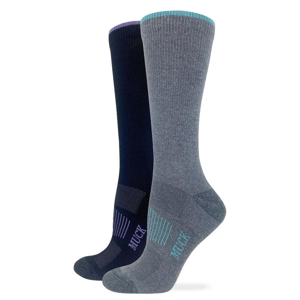 Carolina Hoisery Muck Ladies Ultra-Dri LightWeight Boot Sock 2 Pack ME