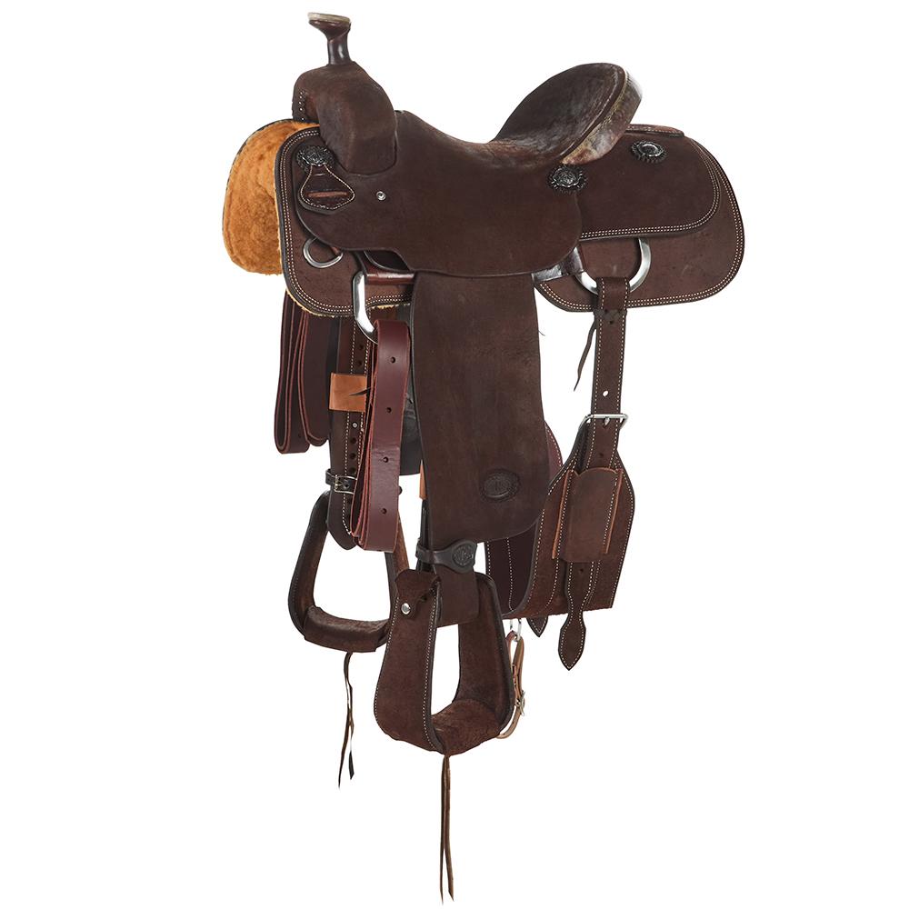 Nrs Competitors Competitor Series Chocolate Roughout Team Roping Saddl