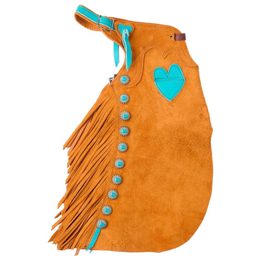 Arrow M Saddlery Canyon and Turquoise 4-5T Youth Chap