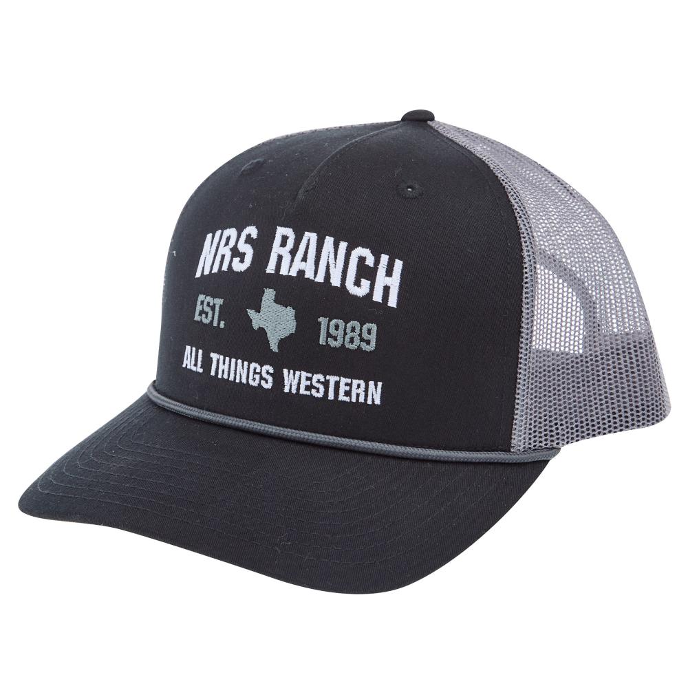 NRS Ranch All Things Western Black/Charcoal Cap