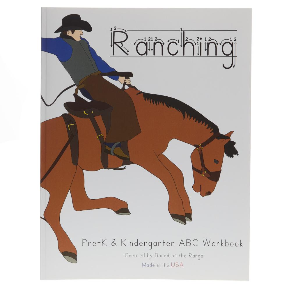 Bored On The Range Llc Ranch Raised Ranching Pre K Kindergarten ABC Wo