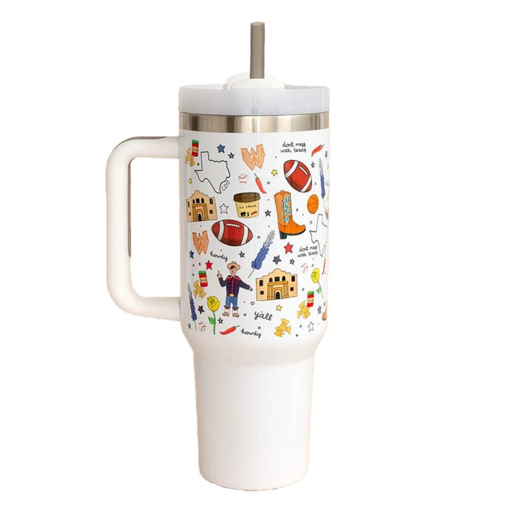 Callie Danielle Love For Texas 40oz Tumbler