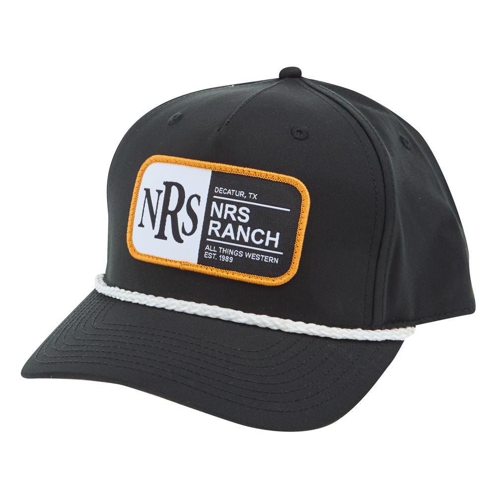 NRS Ranch Black/White Rope Cap