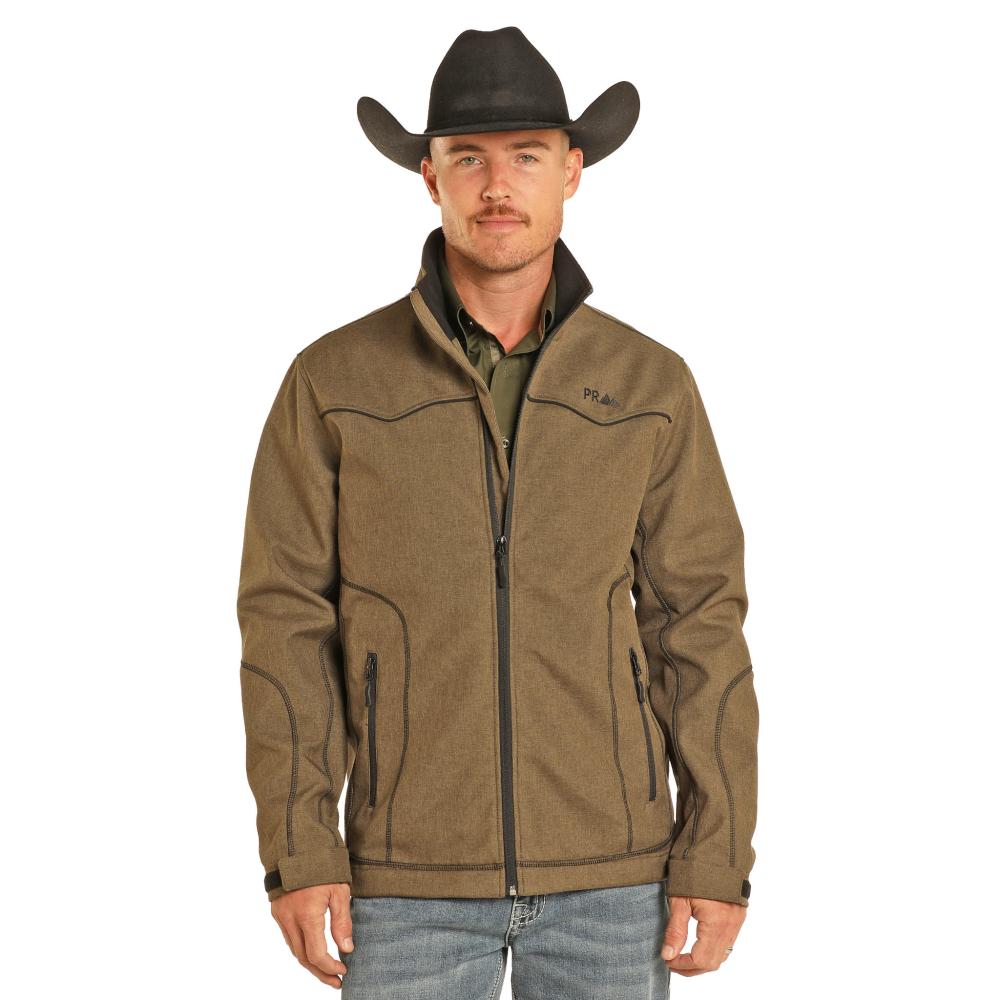 Panhandle Men's Powder River by Olive Conceal Carry Rodeo Jacket