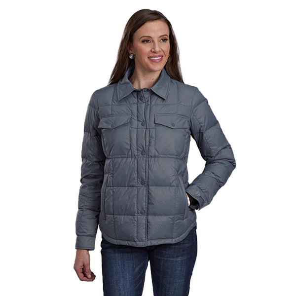 ROPER Womens Grey Crushable Jacket