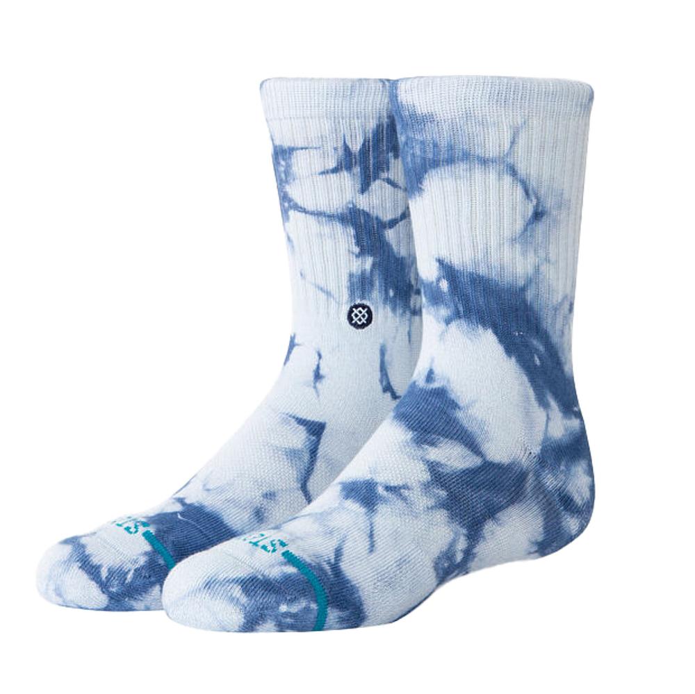 Stance Kid`s Tied Up Blue Crew Socks Size Large