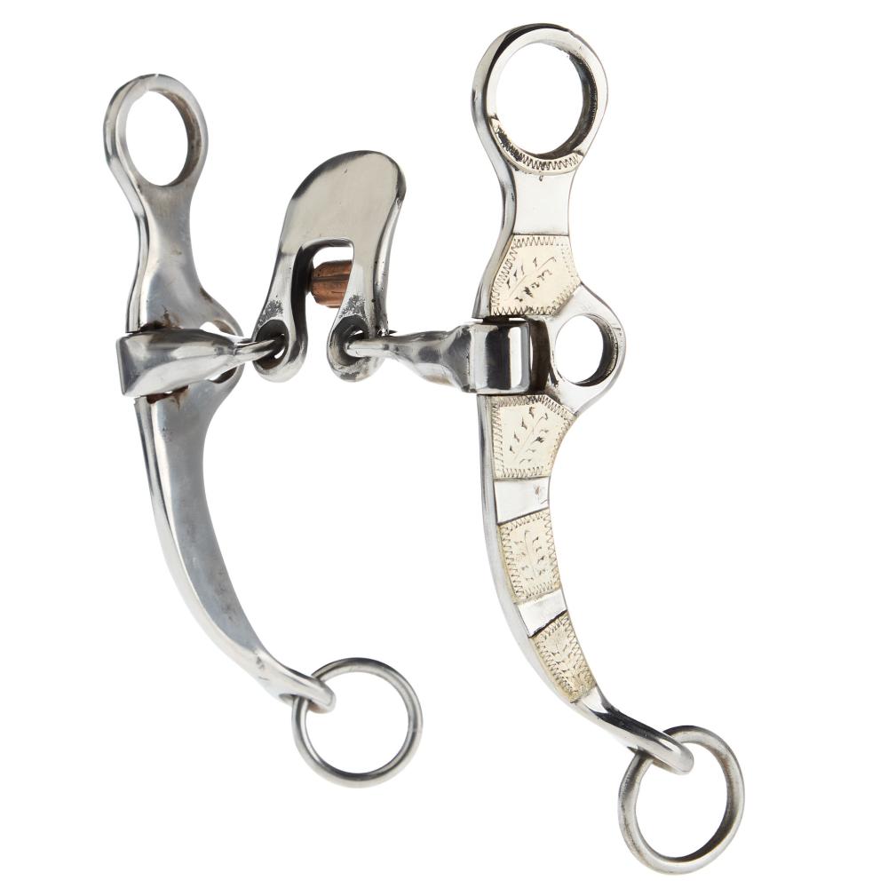 Ricky Trammell Snaffle with Spoon and Roller Bit