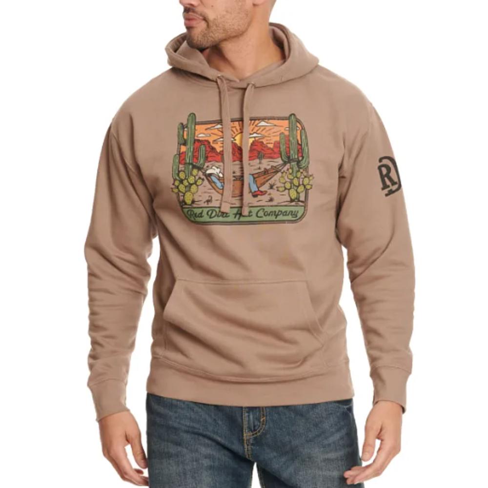 Red Dirt Hat Company Home On The Range Latte Hoodie