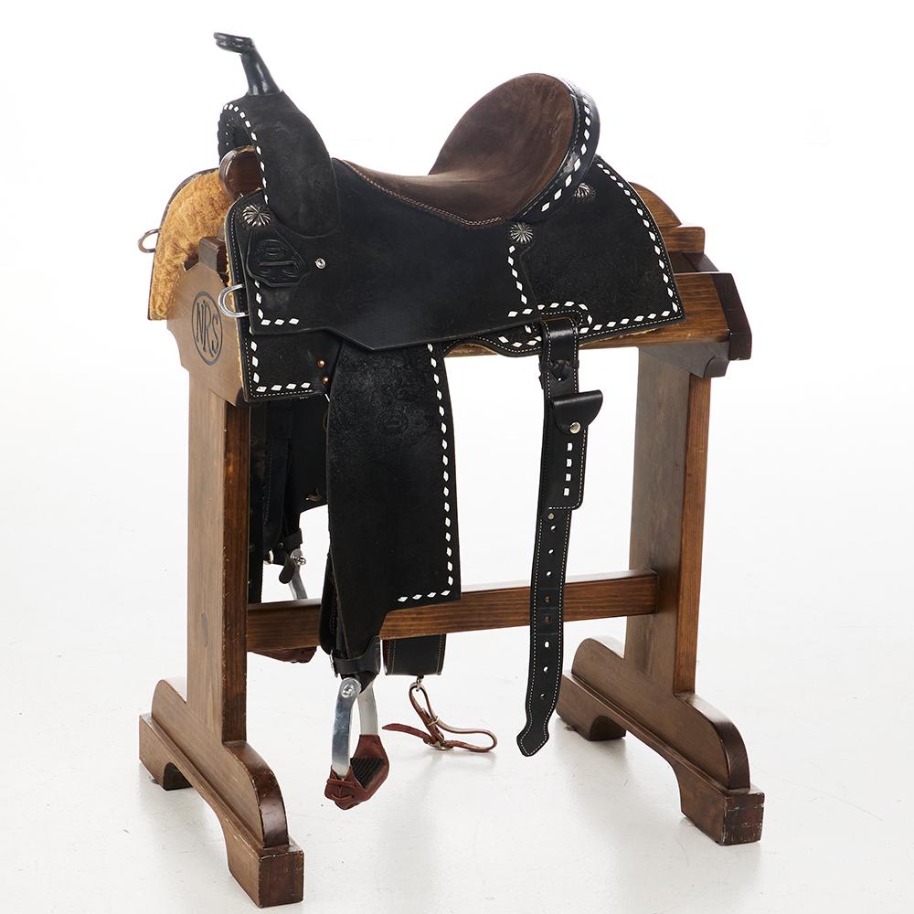 Robbie Phillips Saddlery Used 14in Phillips Barrel Saddle
