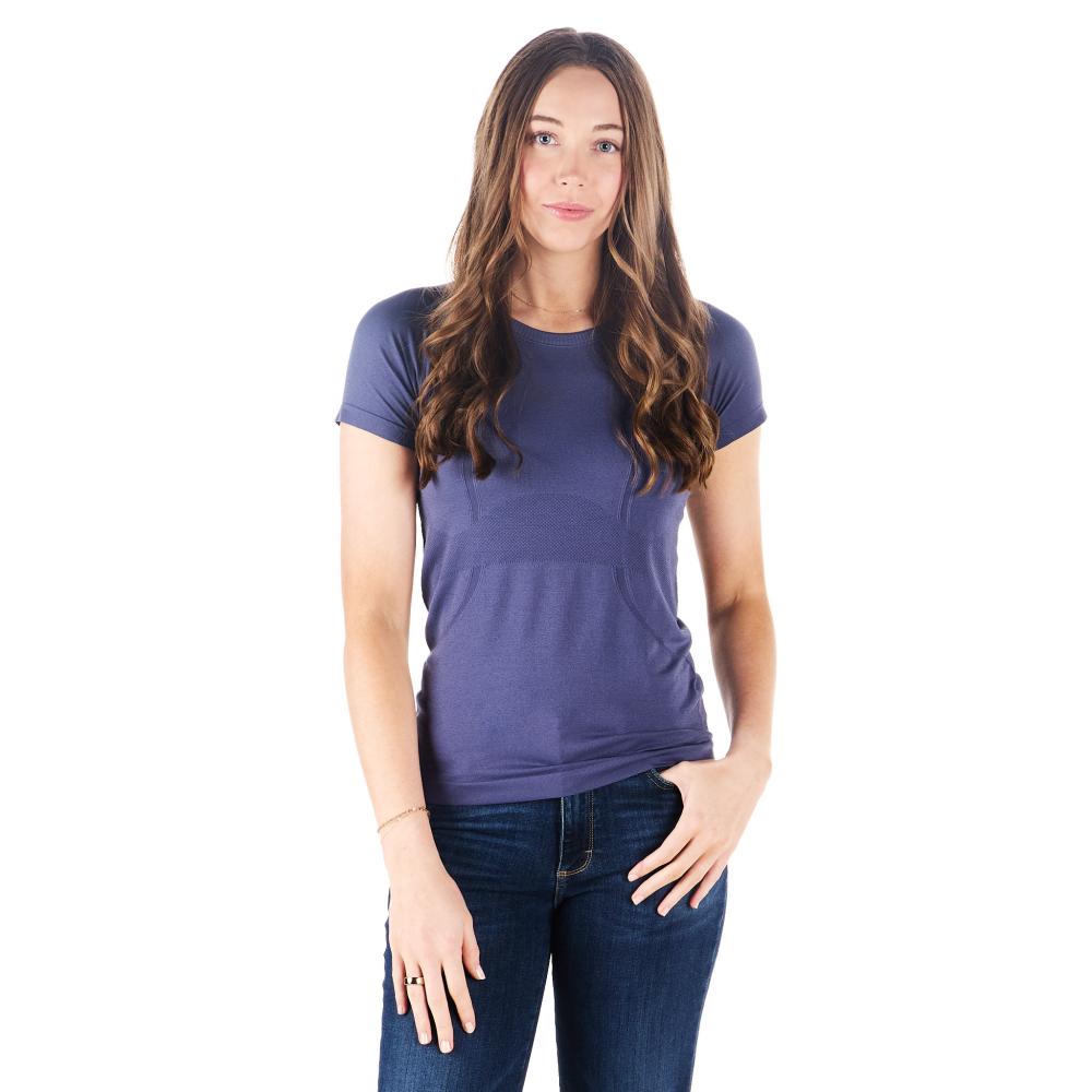 The Tackhack Womens Tack Hack Marine Equitation Short Sleeve Tech Tee