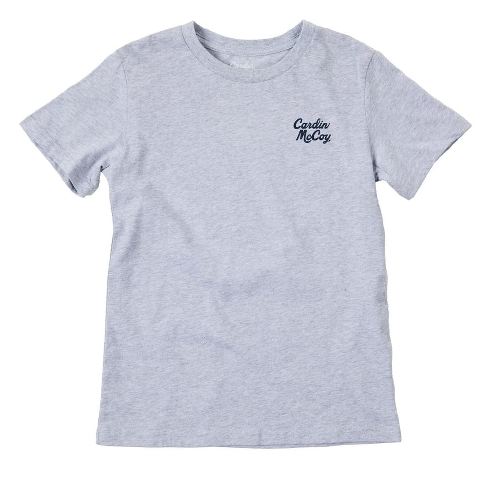 Cardin Mccoy Boys Grey Carrying On Tradition Short Sleeve Tee