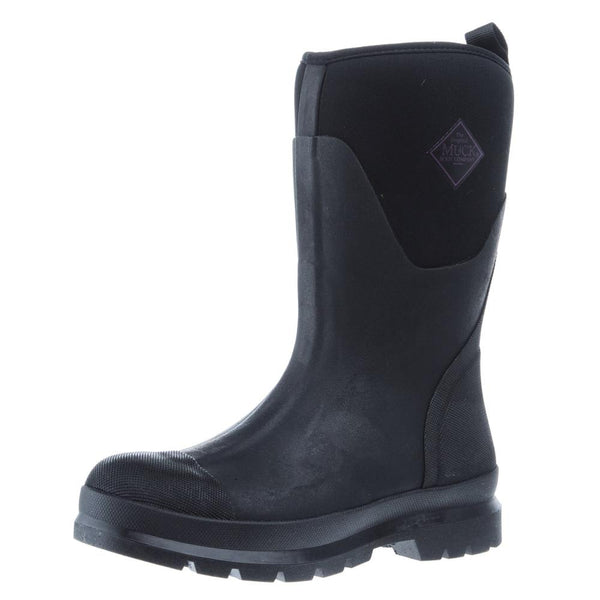 Muck Women`s Black Classic Mid Chore Boot