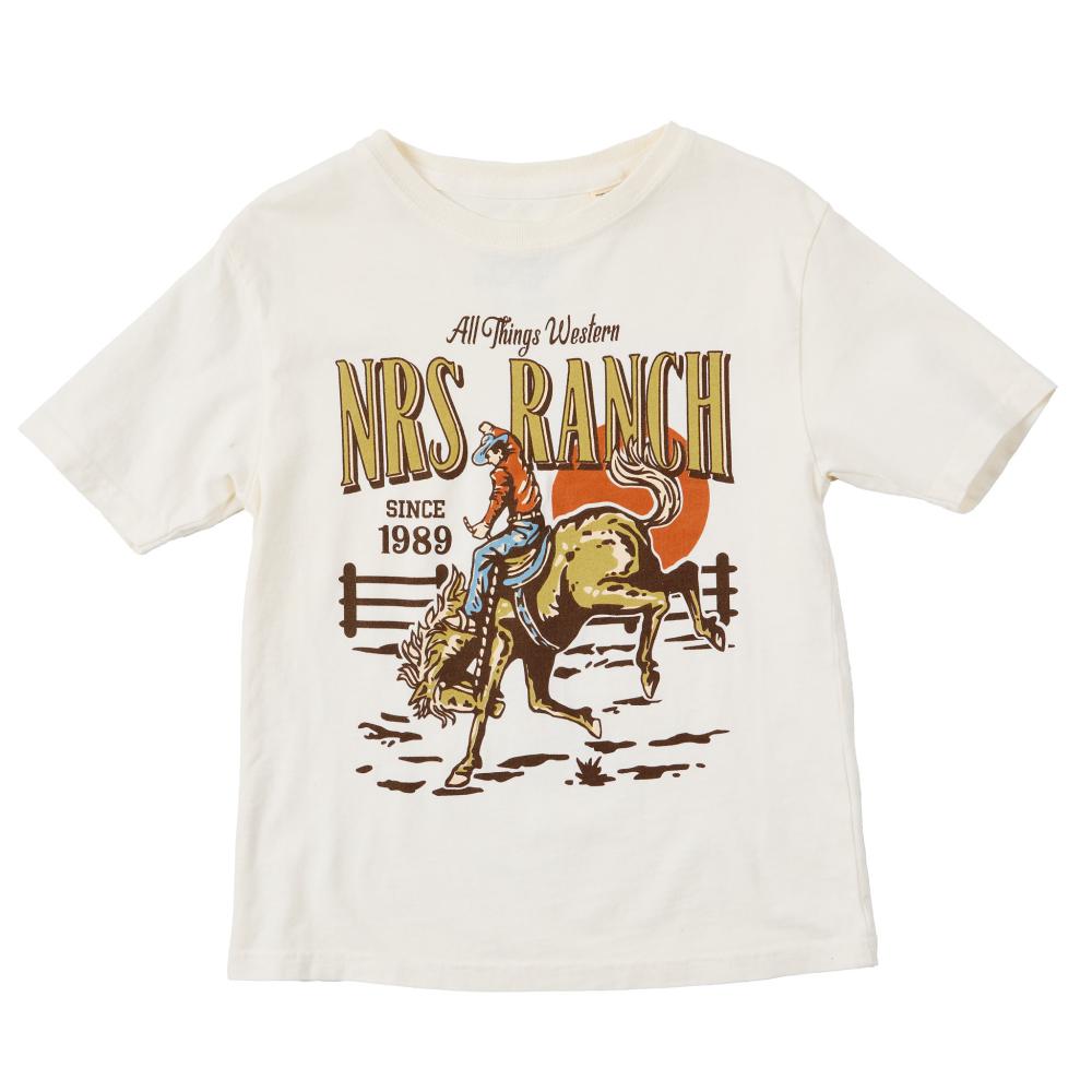 NRS NRS Ranch Youth Bucking Horse Ivory Tee