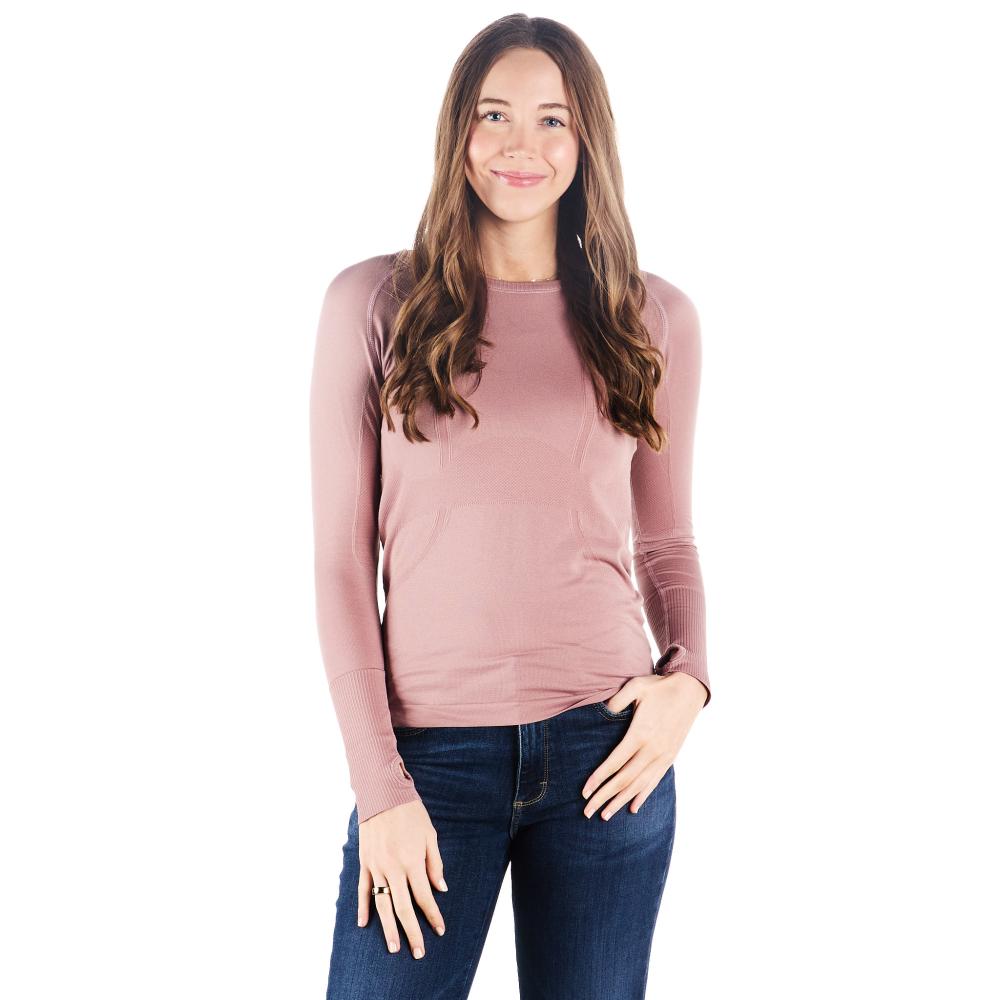 The Tackhack Tack Hack Womens Ballerina Pink Equitation Long Sleeve Te