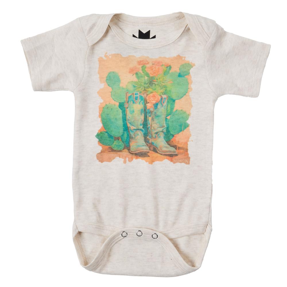 Twisted Filly Girls The Garden Boots Onesie
