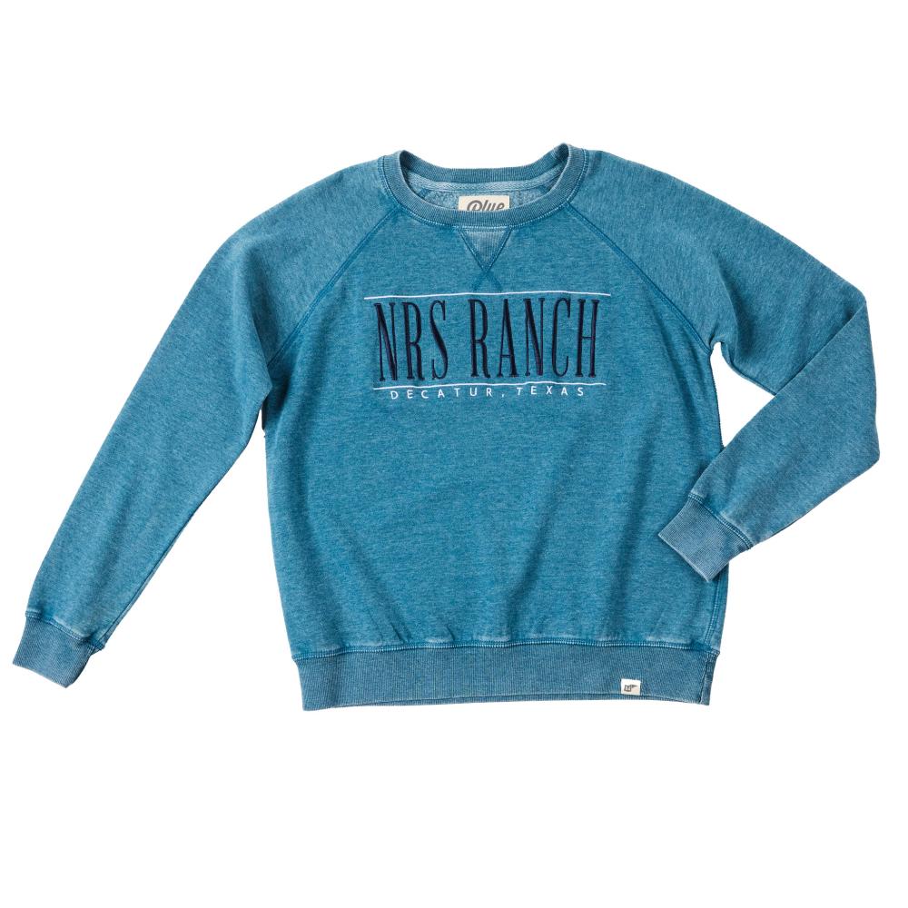 NRS NRS Ranch Logo Glacier Crewneck