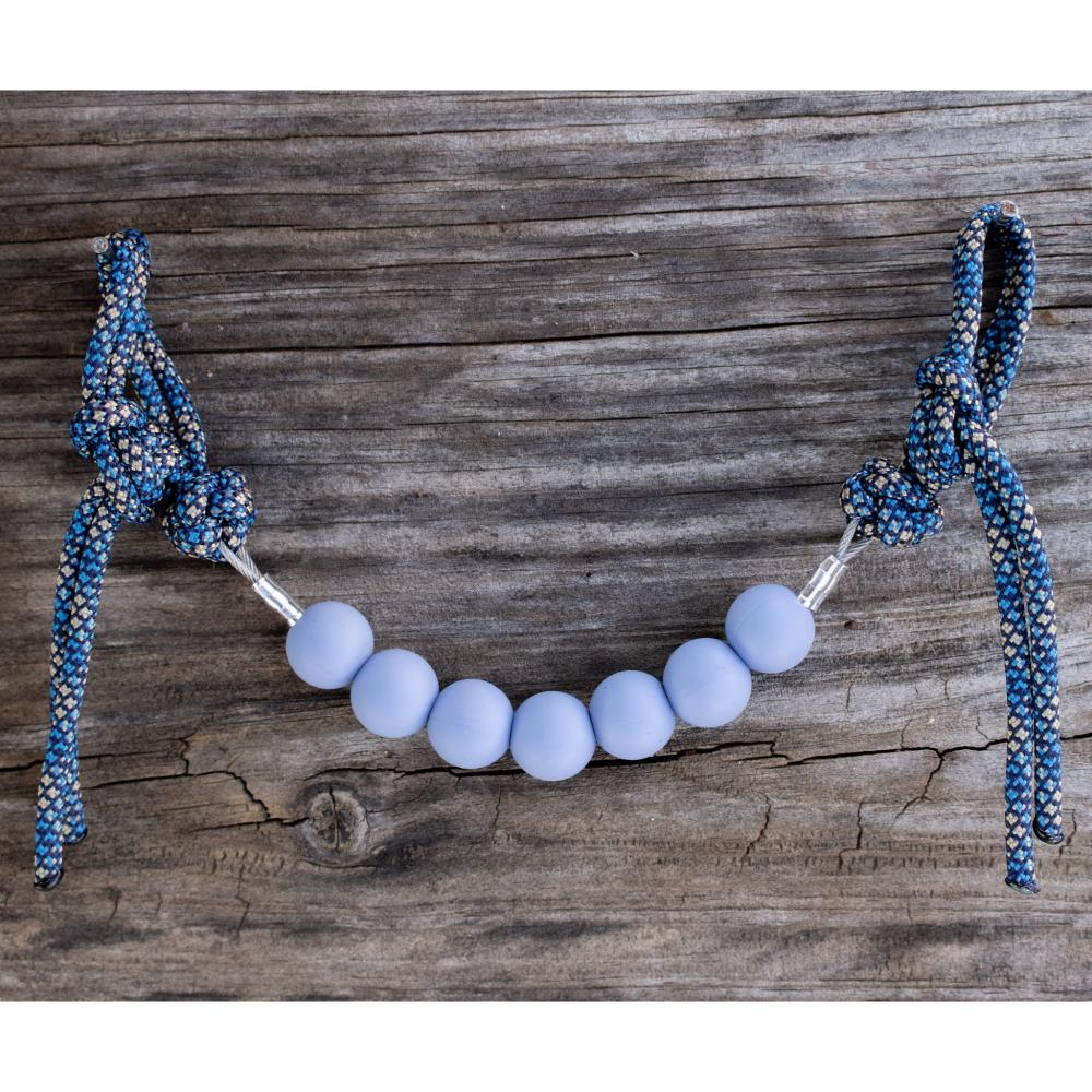 NRS Periwinkle Blue Silicone Beaded Curb Strap