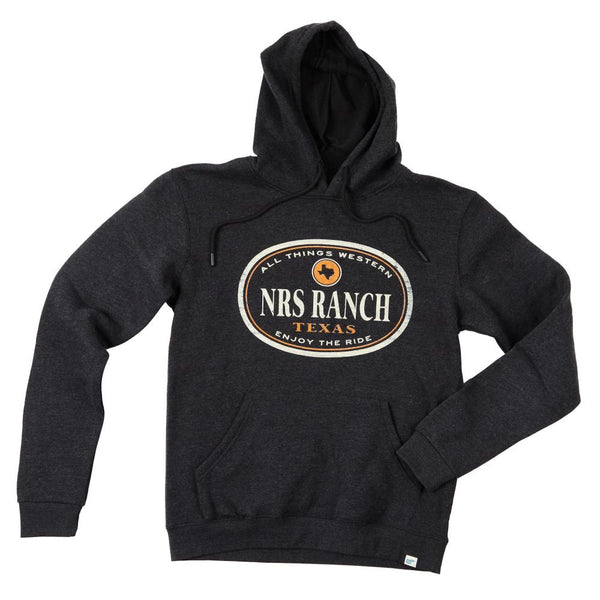 NRS NRS Ranch Oval Logo Charcoal Hoodie