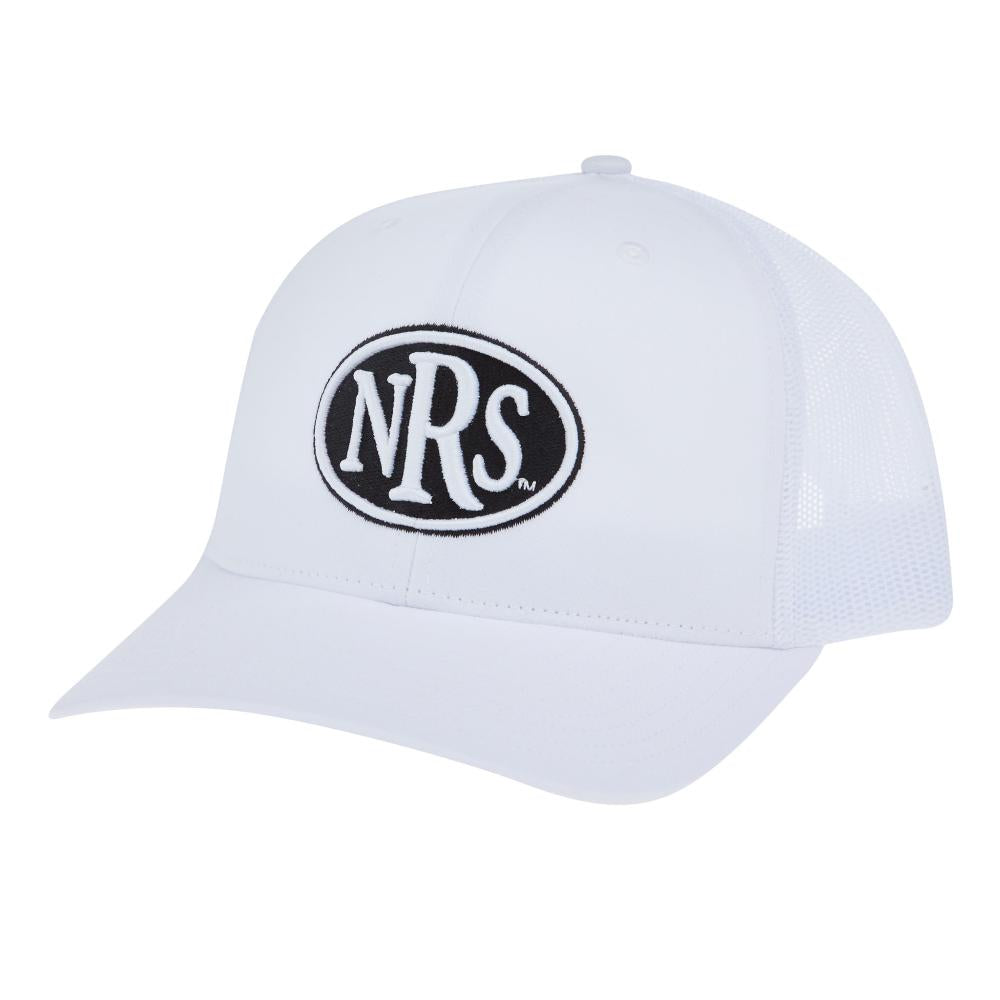 NRS White Embroidery Logo Cap