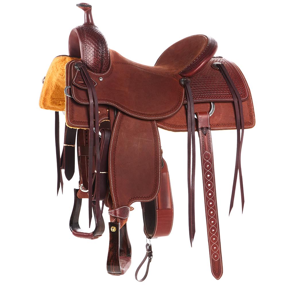 Martin Saddlery Chestnut 1/4 Breed Basket Ranch Cutter