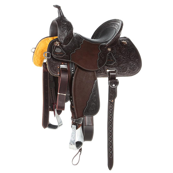Martin Saddlery Chocolate Alpine Tooled Roughout Stingray