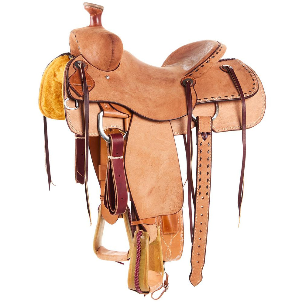 Scott Thomas Custom Saddles 15in Arizona Rancher Roughout Saddle