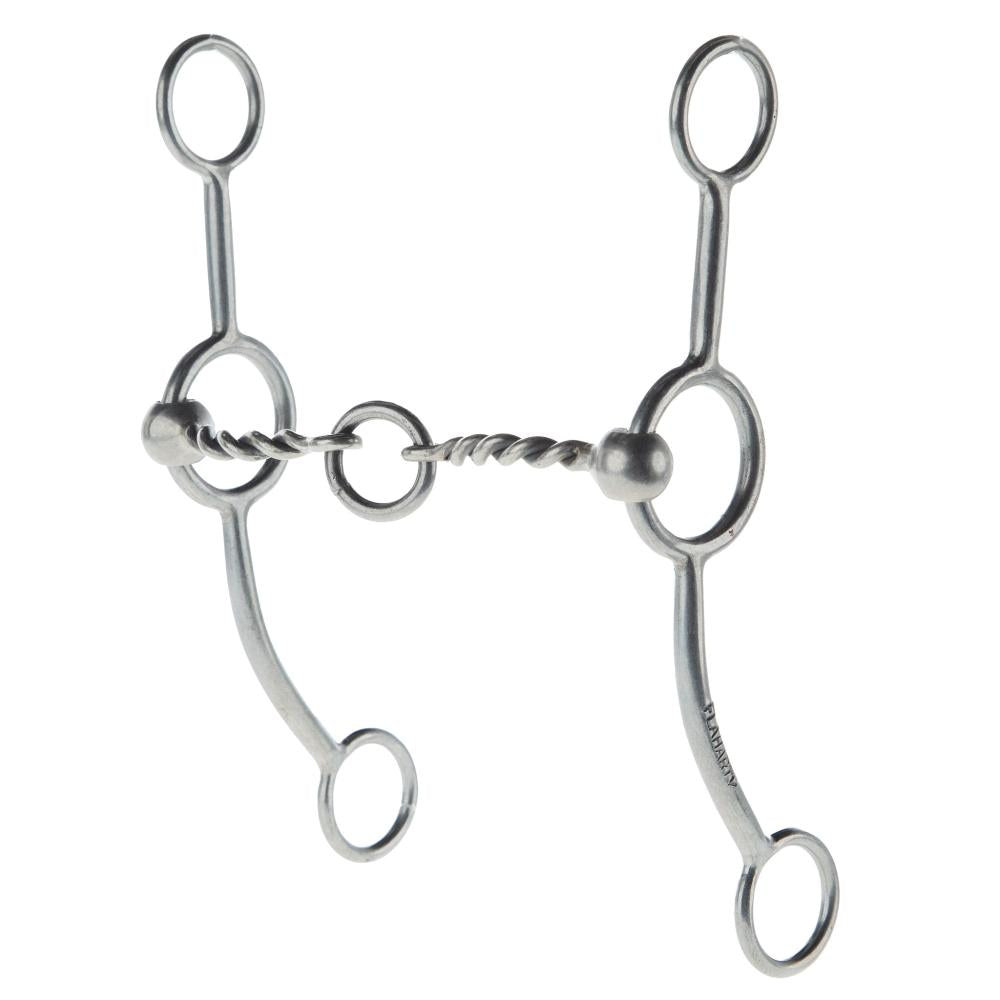 Flaharty Bits & Spurs Twisted Wire Lifesaver Circle Gag Bit