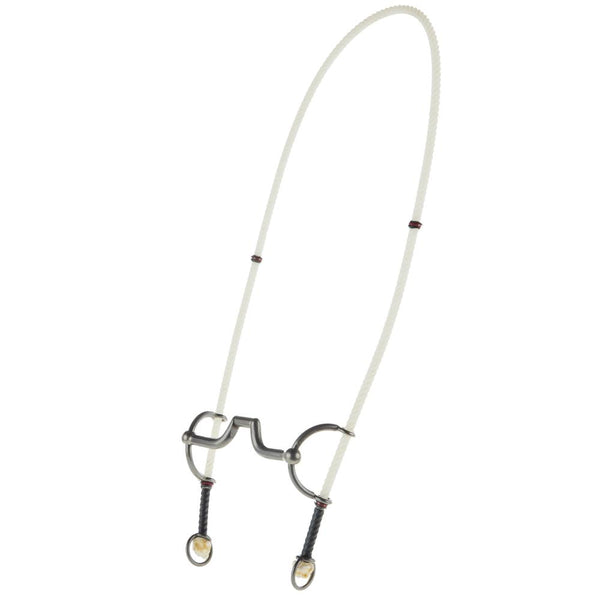 Flaharty Bits & Spurs Square Hinge Port Rope Draw Bit Headstall