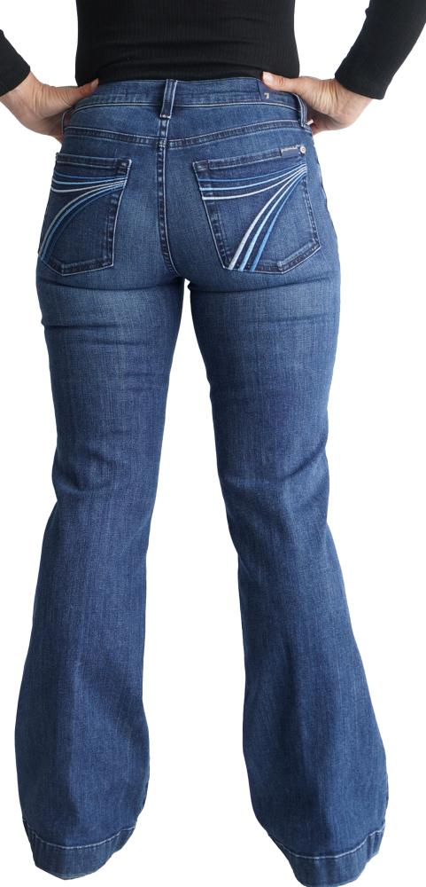 7 For All Mankind 7 Womens Dojo Soho Dark Wash Jean